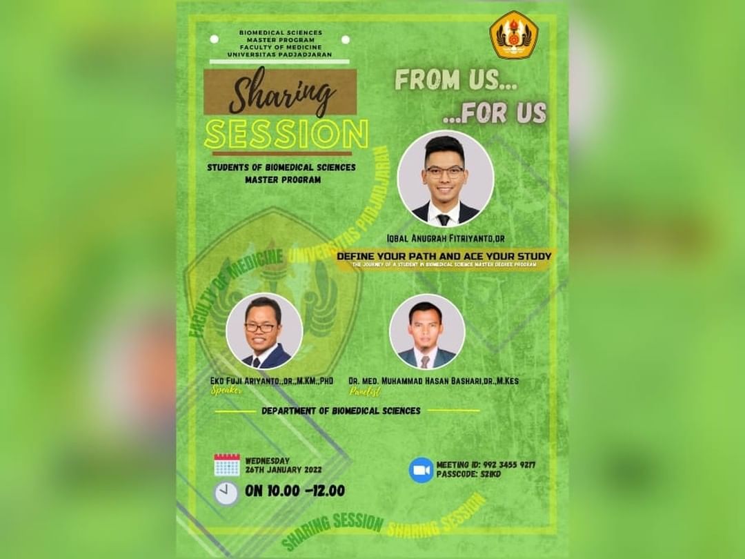 Sharing Session Students of Biomedical Sciences Master Program | FK ...